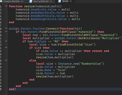 Size Changing Door Script - Buzzy